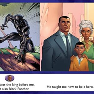 Marvel Black Panther - I'm Ready to Read with Black Panther Interactive Read-Along Sound Book - Great for Early Readers - PI Kids