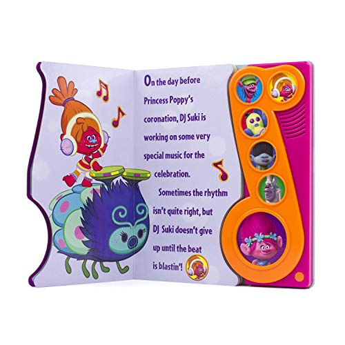 DreamWorks Trolls - Get Back Up Again Little Music Note Sound Book - Play-a-Song - PI Kids