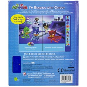 PJ Masks - I'm Ready to Read with Catboy Interactive Read-Along Sound Book - Great for Early Readers - PI Kids (Play-A-Sound)