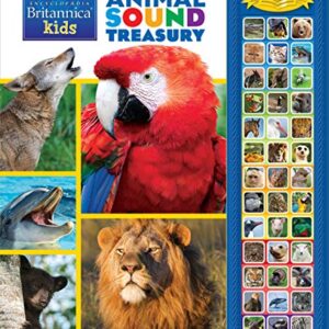 Encyclopaedia Britannica Kids - Animal Sound Storybook Treasury 39-Button Sound Book - PI Kids