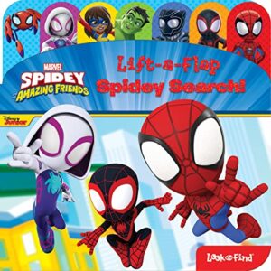 marvel spidey and his amazing friends - lift-a-flap spidey search! look and find activity book - pi kids