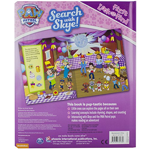 Nickelodeon Paw Patrol - Search with Skye First Look and Find Activity Book - PI Kids