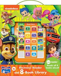 nick jr. - paw patrol, bubble guppies, and more! me reader electronic reader 8-book library - pi kids