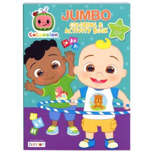 bendon cocomelon jumbo coloring and activity book