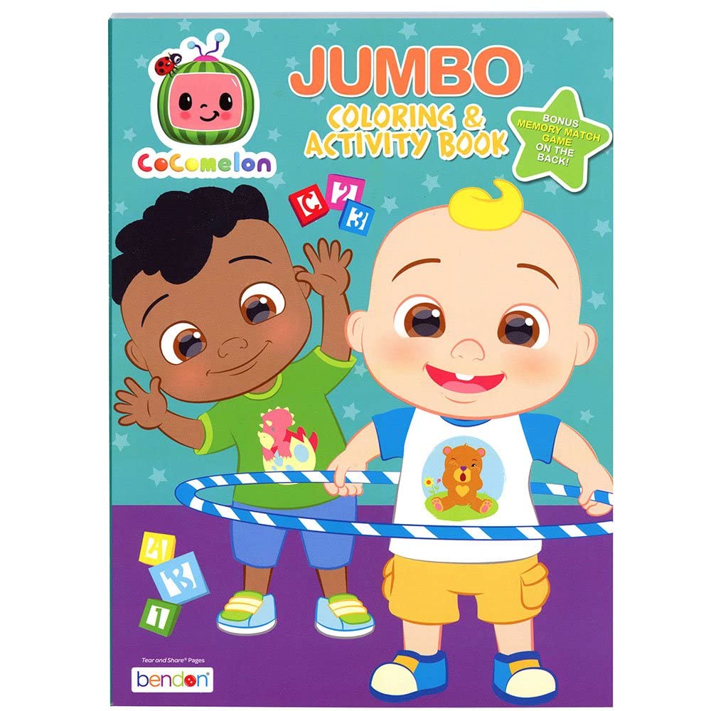 Bendon Cocomelon Jumbo Coloring and Activity Book