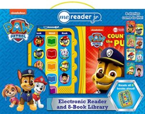 nickelodeon paw patrol chase, skye, marshall, and more! - electronic me reader jr. 8 sound book library - pi kids