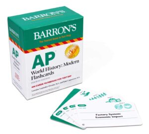 ap world history: modern flashcards (barron's ap)