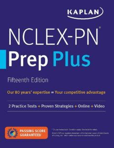 nclex-pn prep plus: 2 practice tests + proven strategies + online + video (kaplan test prep)