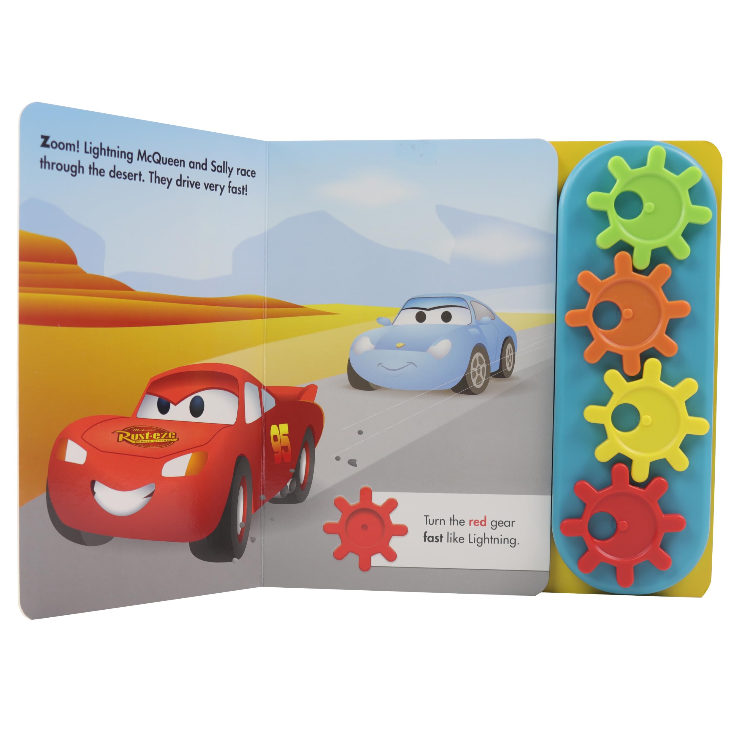 Disney Baby - Cars on the Go! - A STEM Gear Sound Book - PI Kids (Play-A-Sound)