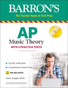 ap music theory: 2 practice tests + comprehensive review + online audio (barron's ap)