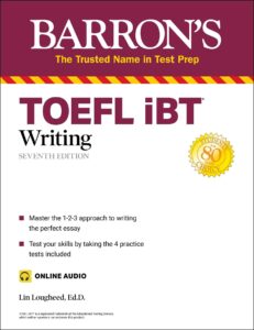 toefl ibt writing (with online audio) (barron's test prep)