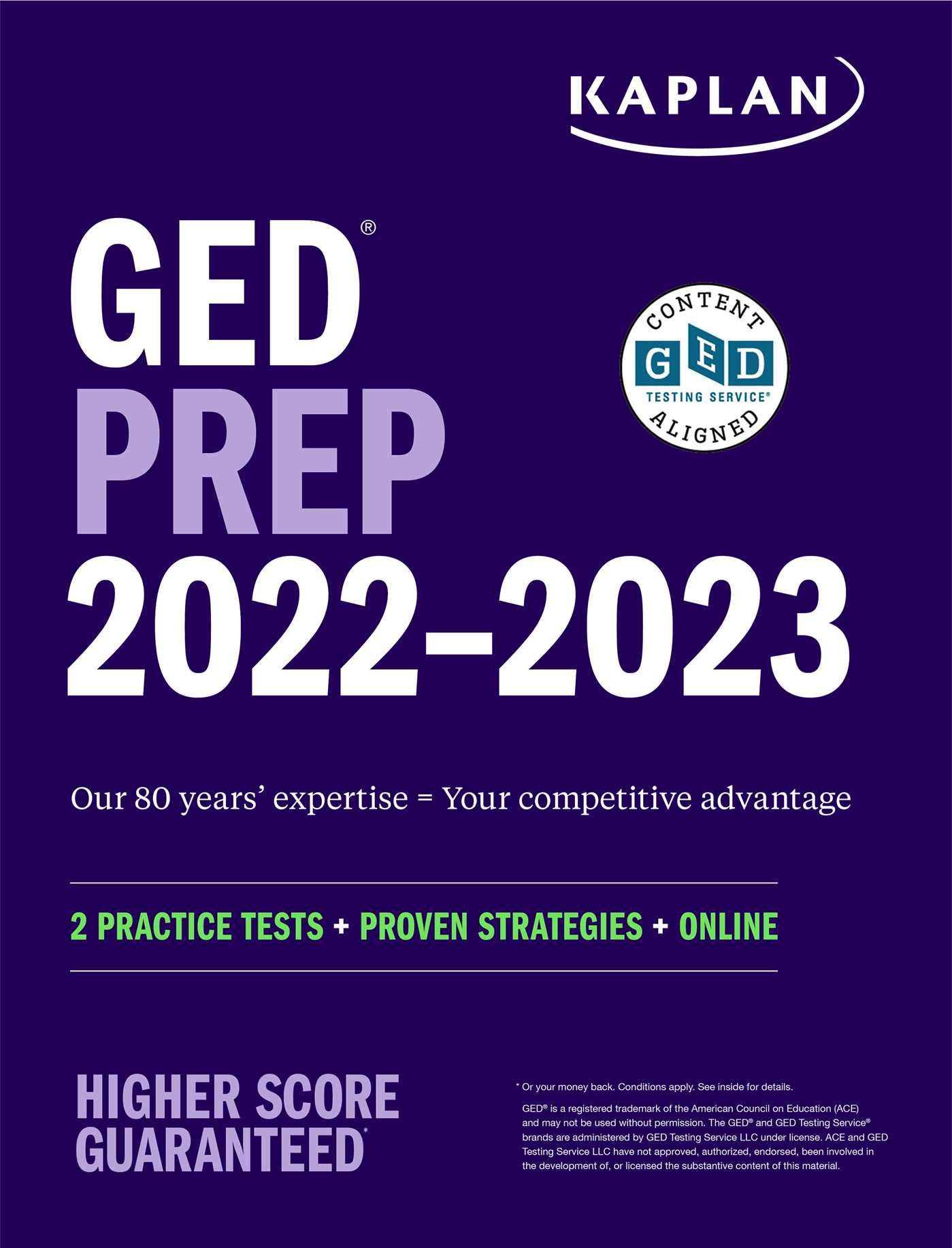 GED Test Prep 2022-2023: 2 Practice Tests + Proven Strategies + Online (Kaplan Test Prep)