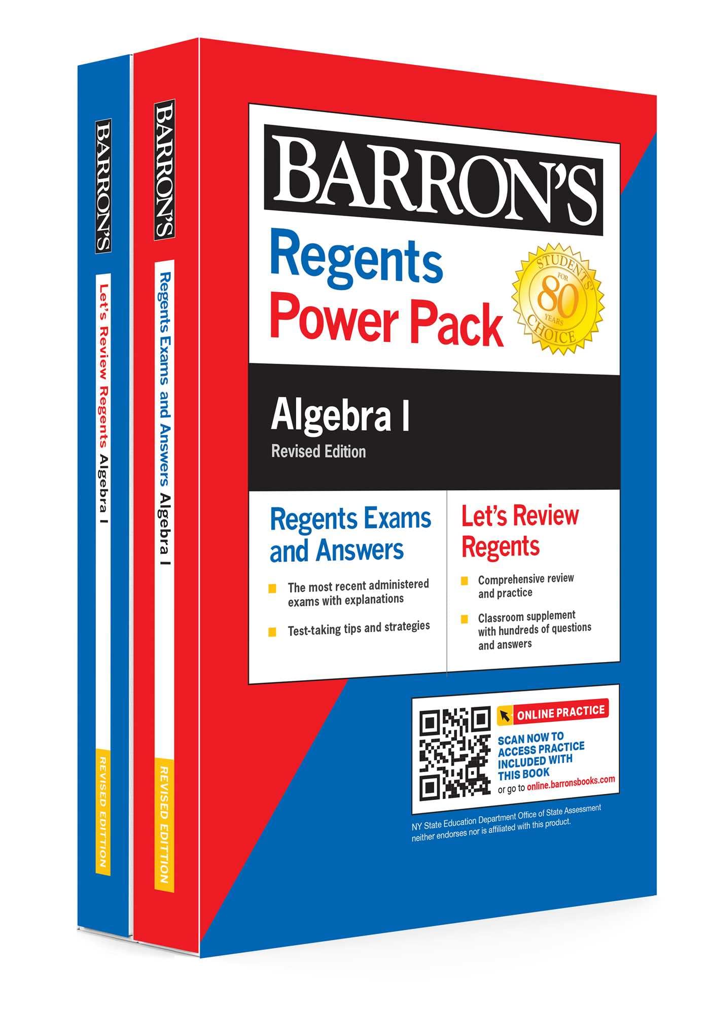 Regents Algebra I Power Pack Revised Edition (Barron's Regents NY)