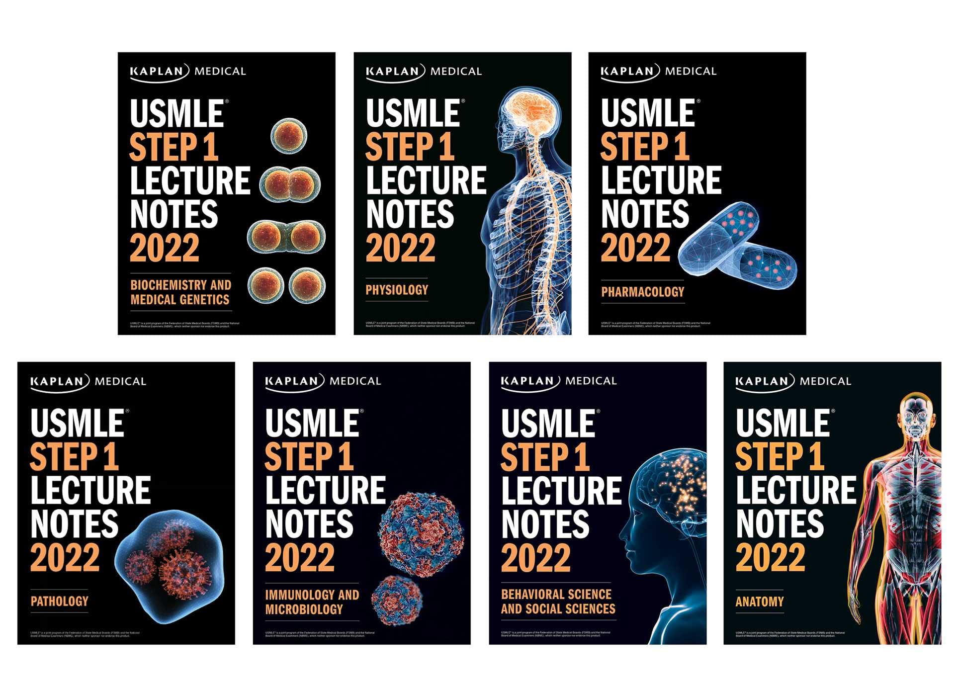 USMLE Step 1 Lecture Notes 2022: 7-Book Set (USMLE Prep)