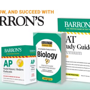 Barron's ACT Study Guide Premium, 2023: 6 Practice Tests + Comprehensive Review + Online Practice (Barron's ACT Prep)