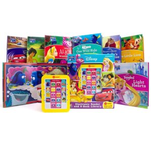 disney friends - lion king, cars, princess, and more! - me reader electronic reader and 8 sound book library - pi kids