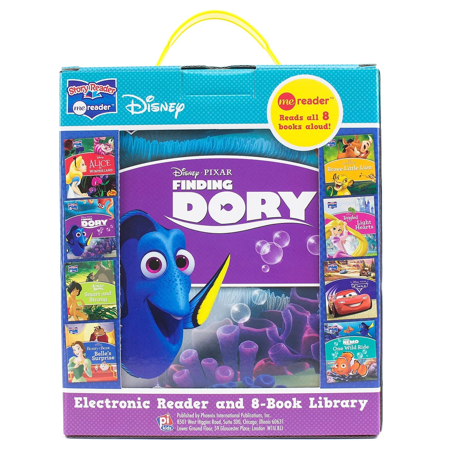 Disney Friends - Lion King, Cars, Princess, and More! - Me Reader Electronic Reader and 8 Sound Book Library - PI Kids