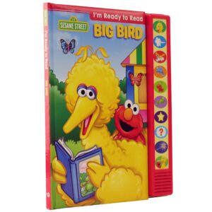 Sesame Street Elmo, Big Bird, and More! - I'm Ready to Read with Big Bird - Interactive Read-Along Sound Book - Great for Early Readers - PI Kids