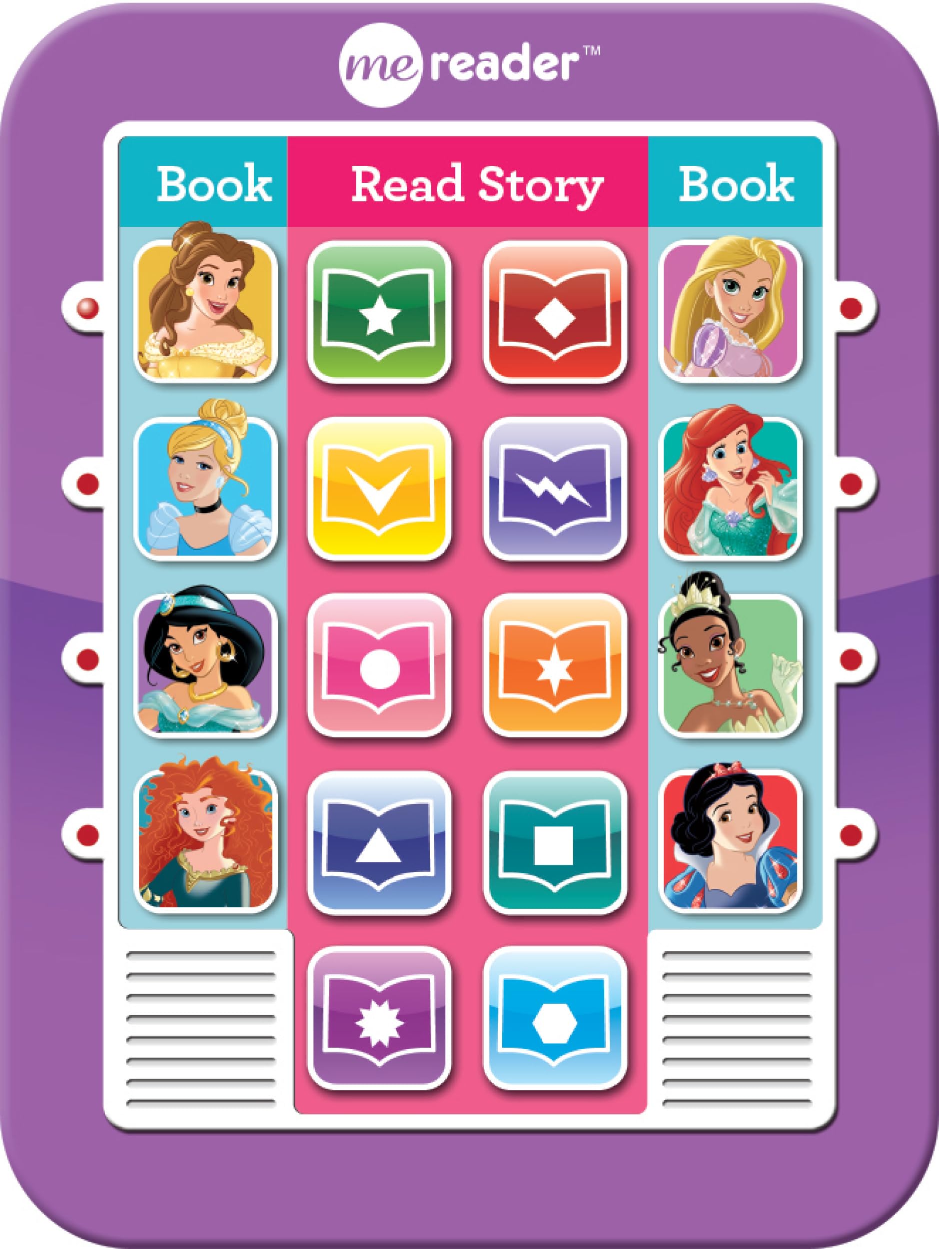 Disney Princess Ariel, Rapunzel, Belle, and More!- Dream Big Princess Me Reader and 8-Book Library - PI Kids