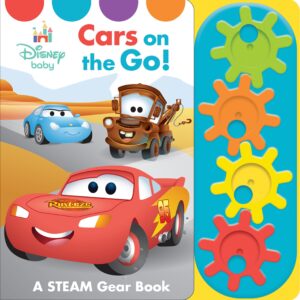 disney baby - cars on the go! - a stem gear sound book - pi kids (play-a-sound)