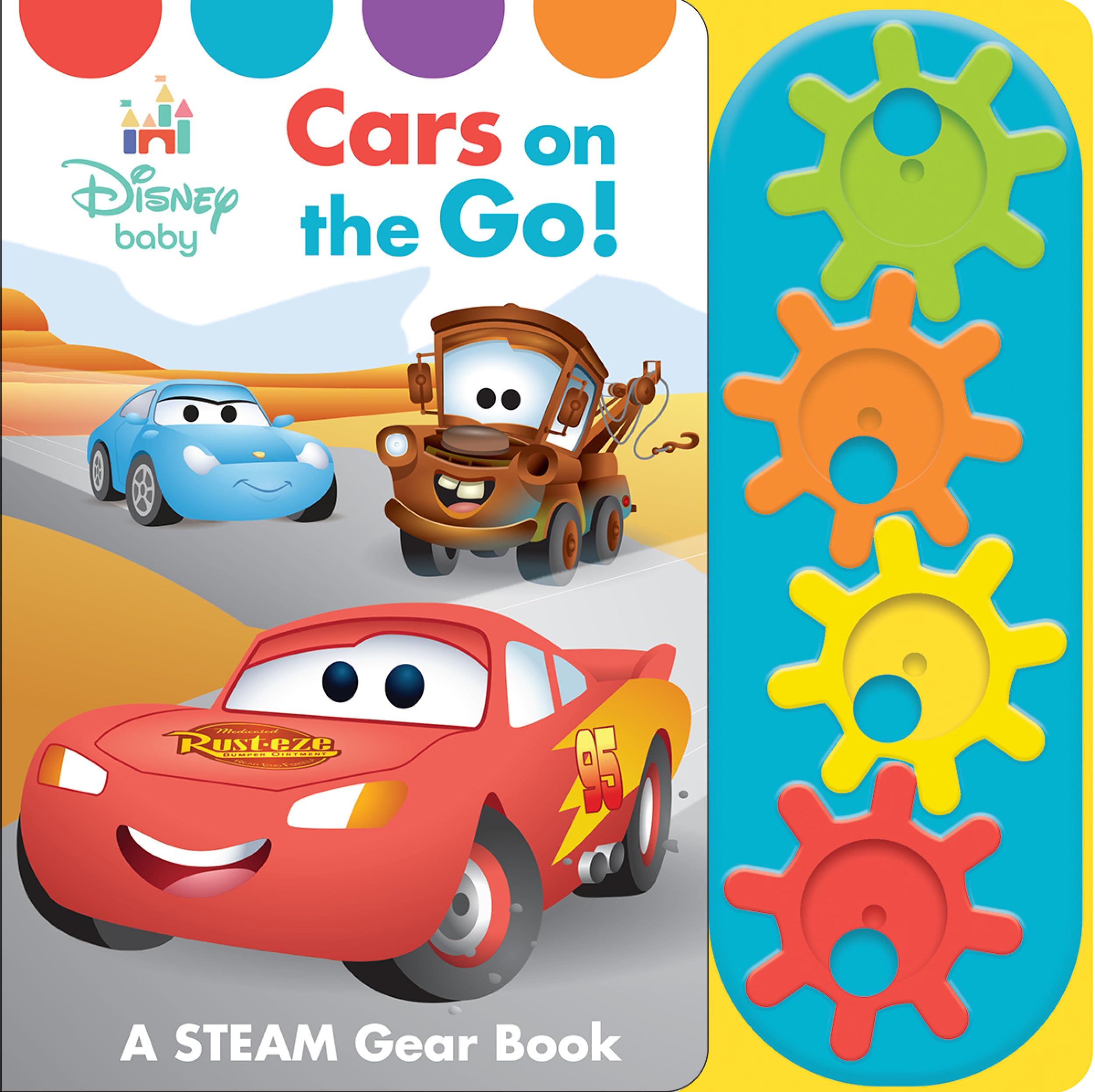 Disney Baby - Cars on the Go! - A STEM Gear Sound Book - PI Kids (Play-A-Sound)