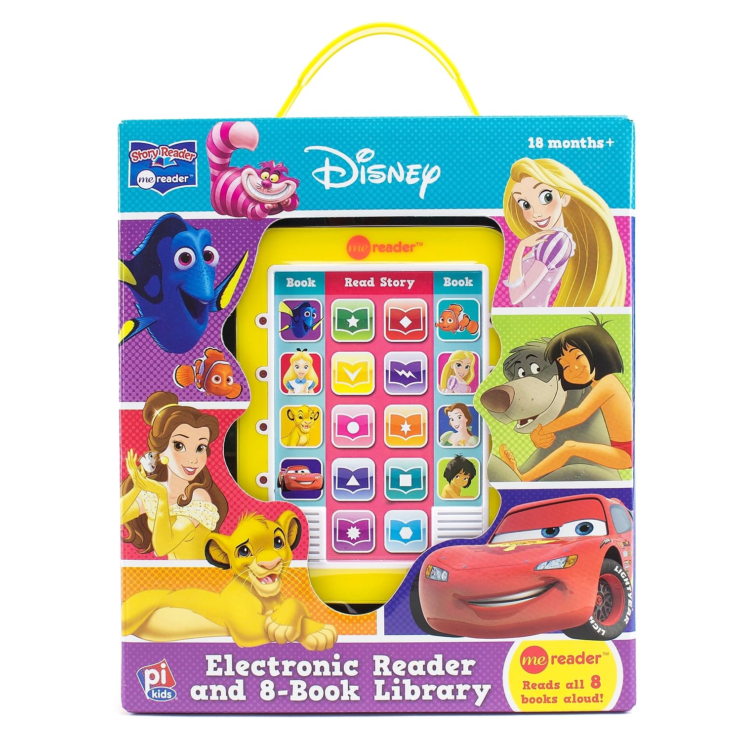 Disney Friends - Lion King, Cars, Princess, and More! - Me Reader Electronic Reader and 8 Sound Book Library - PI Kids