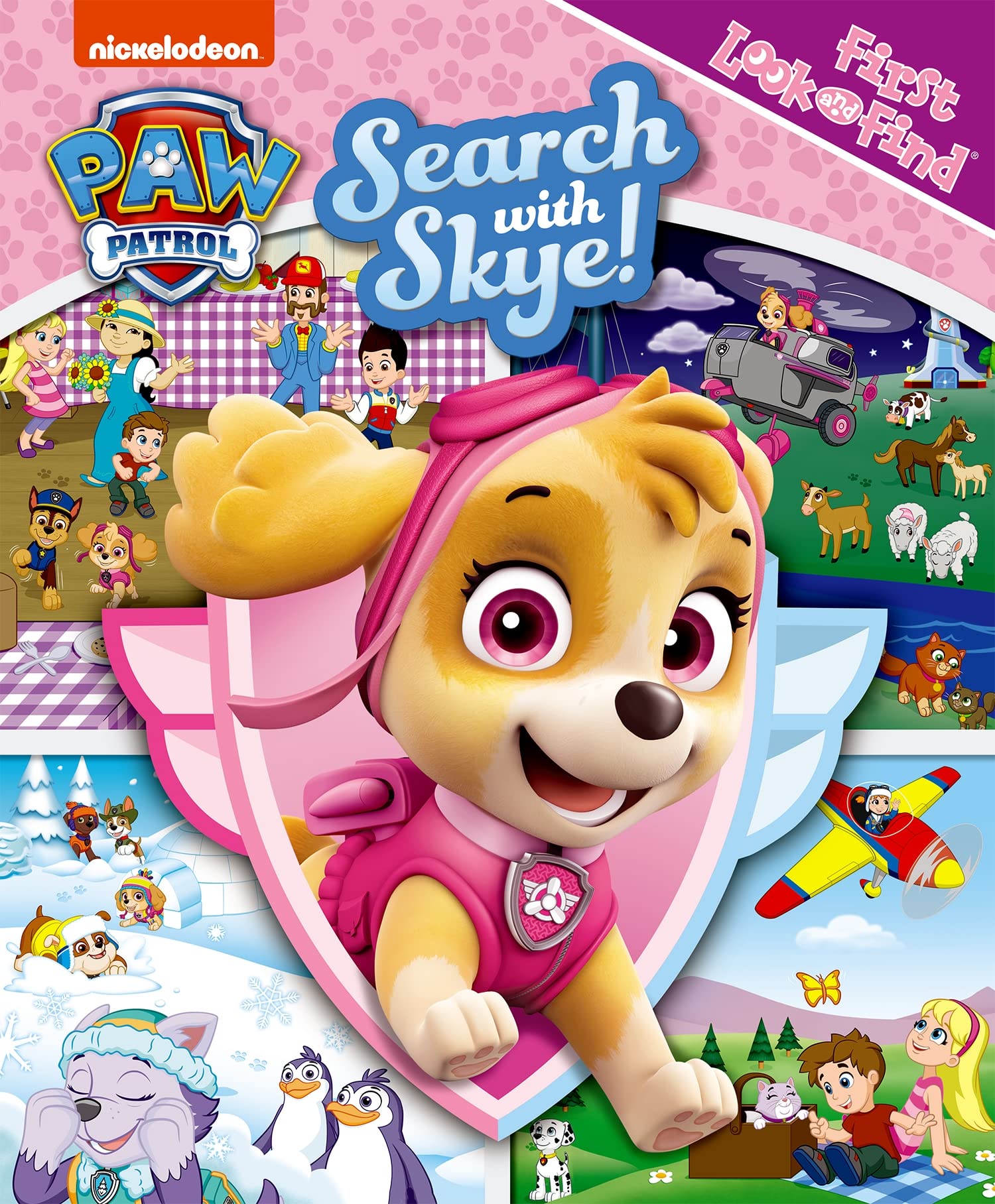 Nickelodeon Paw Patrol - Search with Skye First Look and Find Activity Book - PI Kids