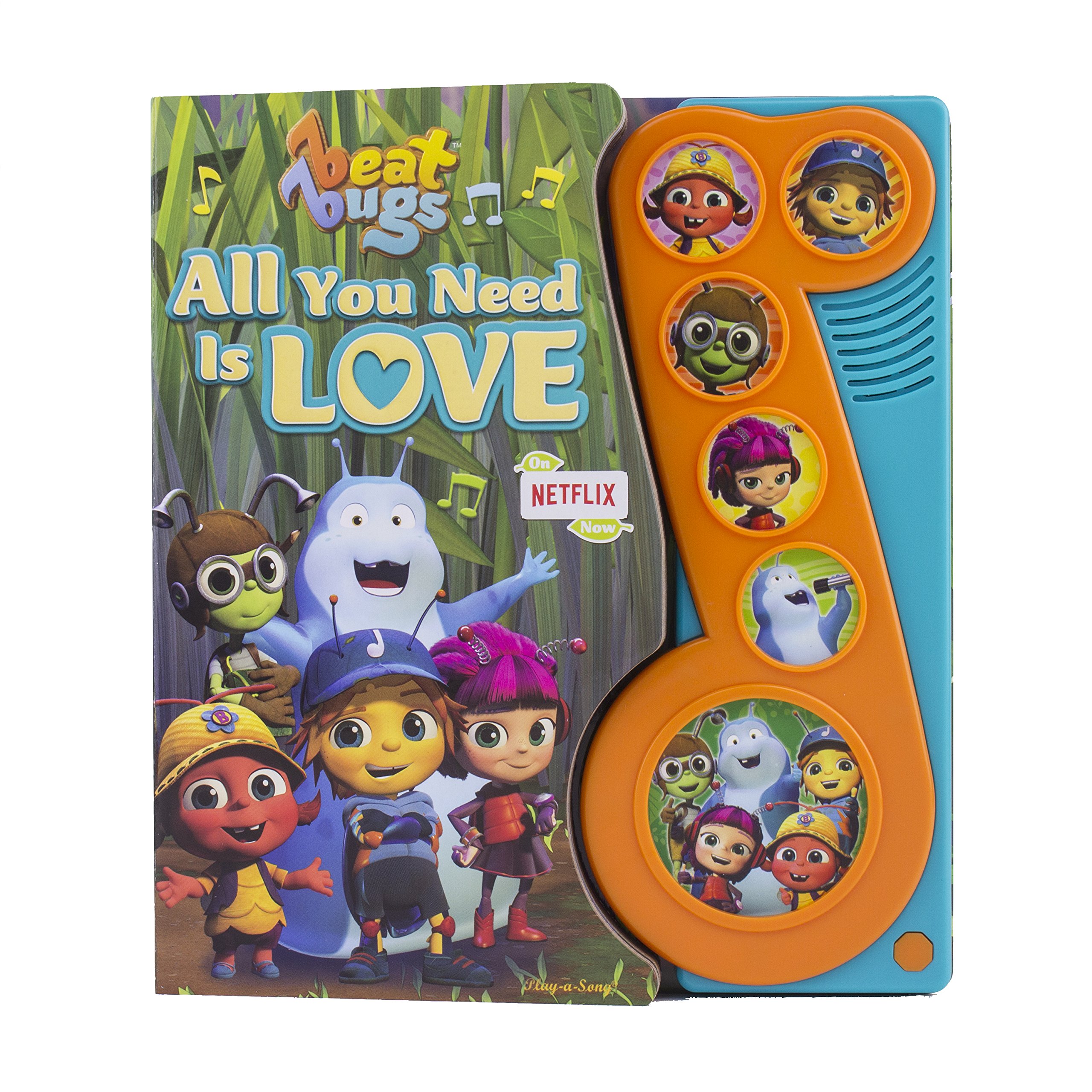 Netflix Beat Bugs - All You Need Is Love Sound Book - Play-a-Sound - PI Kids