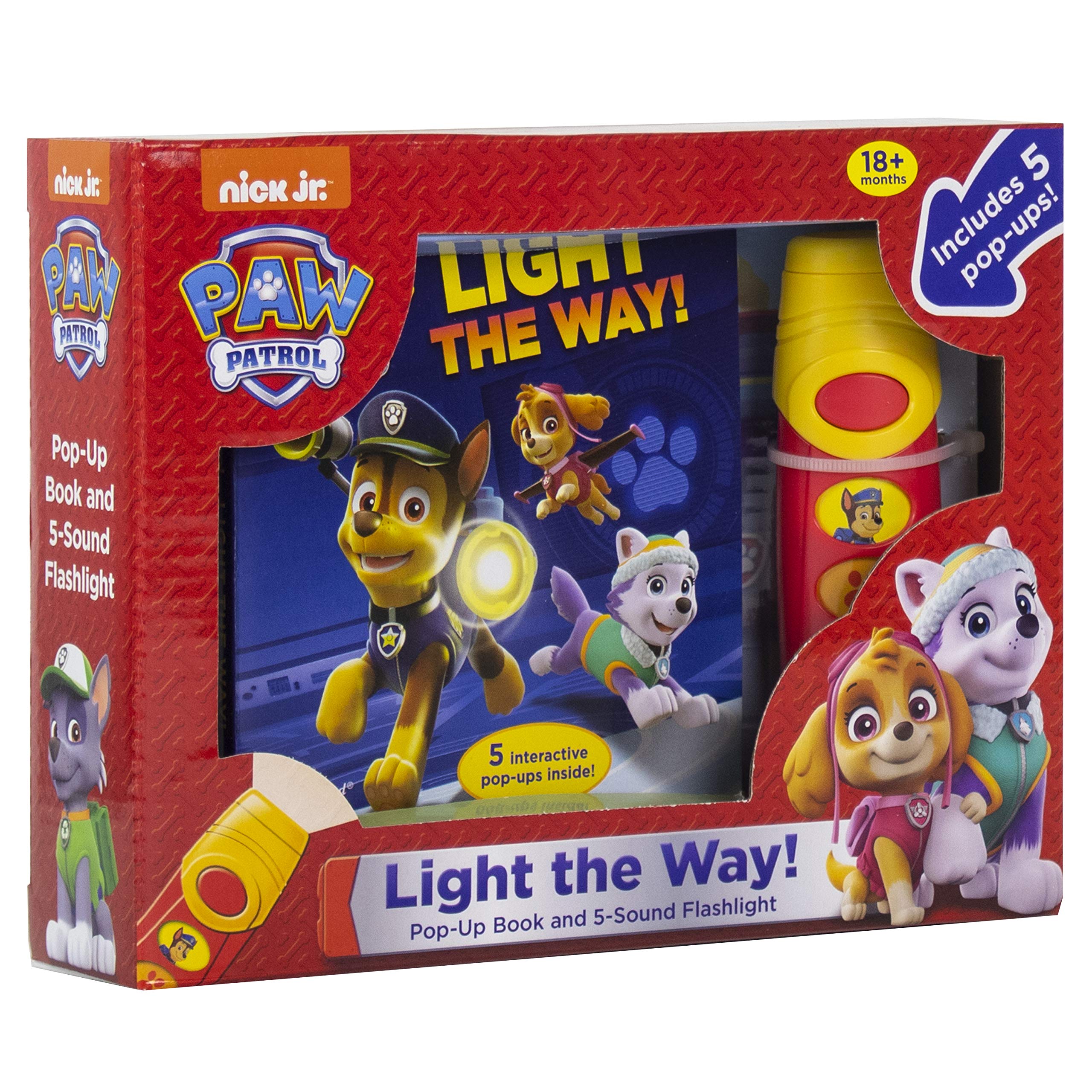 Nickelodeon PAW Patrol - Light the Way! A Little Flashlight Adventure Sound Book - PI Kids