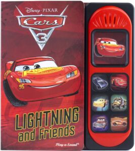 disney pixar cars 3 - lightning mcqueen and friends little sound book - play-a-sound - pi kids