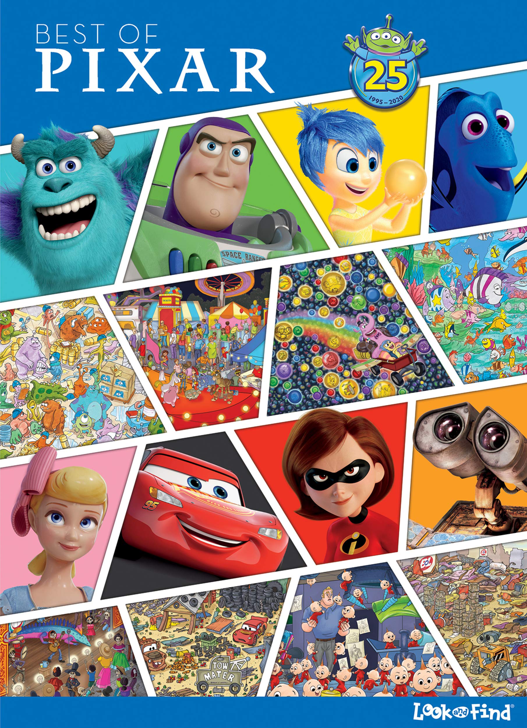 Best of Pixar Look and Find Activity Book - Includes Toy Story, Cars, and More! - PI Kids