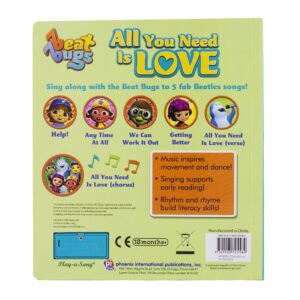 Netflix Beat Bugs - All You Need Is Love Sound Book - Play-a-Sound - PI Kids