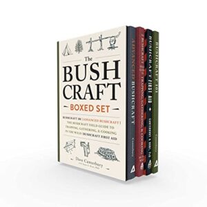 the bushcraft boxed set: bushcraft 101; advanced bushcraft; the bushcraft field guide to trapping, gathering, & cooking in the wild; bushcraft first aid (bushcraft survival skills series)