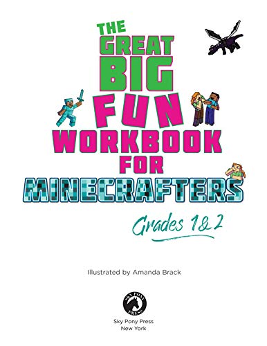 The Best and Biggest Fun Workbook for Minecrafters Grades 1 & 2: An Unofficial Learning Adventure for Minecrafters