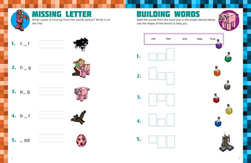 Spelling for Minecrafters: Grade 1