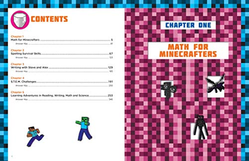 The Best and Biggest Fun Workbook for Minecrafters Grades 3 & 4: An Unofficial Learning Adventure for Minecrafters