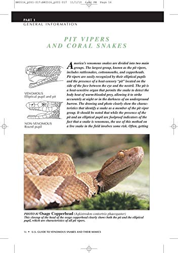 U.S. Guide to Venomous Snakes and Their Mimics