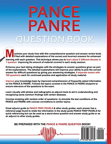 PANCE and PANRE Question Book: A Comprehensive Question and Answer Study Review Book for the Physician Assistant National Certification and Recertification Exam