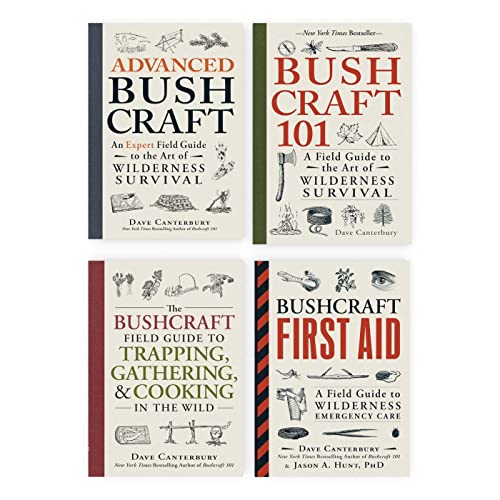 The Bushcraft Boxed Set: Bushcraft 101; Advanced Bushcraft; The Bushcraft Field Guide to Trapping, Gathering, & Cooking in the Wild; Bushcraft First Aid (Bushcraft Survival Skills Series)