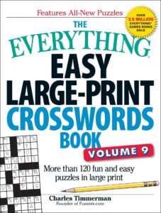 the everything easy large-print crosswords book, volume 9: more than 120 fun and easy puzzles in large print (everything® series)