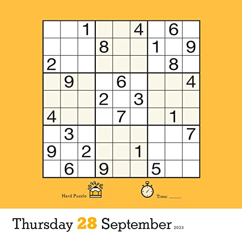 Original Sudoku Page-A-Day Calendar 2023: 365 Puzzles from the Editors at Nikoli