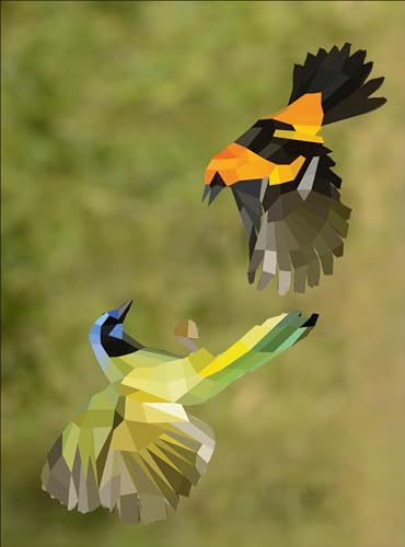 Paint by Sticker: Birds: Create 12 Stunning Images One Sticker at a Time!