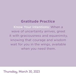 A Year of Gratitude Page-A-Day Calendar 2023: Wake Up Grateful