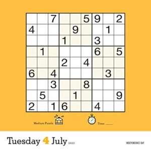 Original Sudoku Page-A-Day Calendar 2023: 365 Puzzles from the Editors at Nikoli