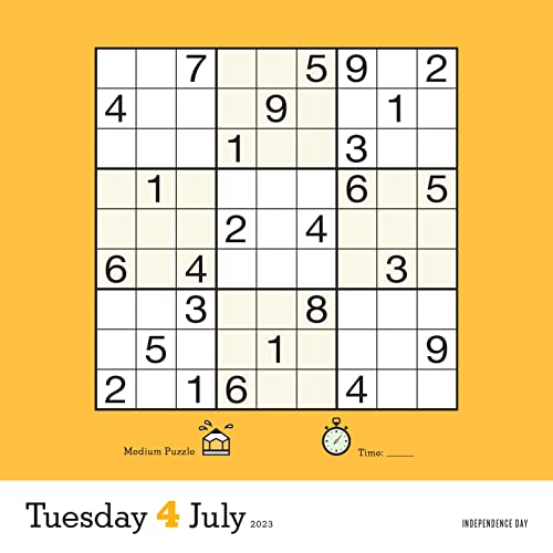 Original Sudoku Page-A-Day Calendar 2023: 365 Puzzles from the Editors at Nikoli