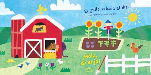 Indestructibles: ¡Hola, granja! / Hello, Farm!: Chew Proof · Rip Proof · Nontoxic · 100% Washable (Book for Babies, Newborn Books, Safe to Chew) (Spanish Edition)