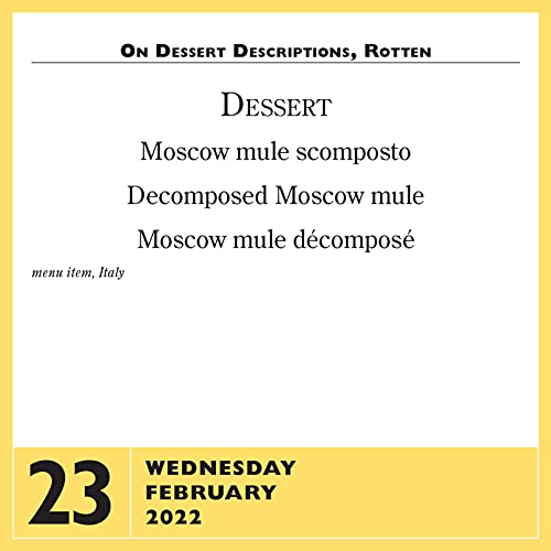 365 Stupidest Things Ever Said Page-A-Day Calendar 2022: A Daily Dose of Hilarious Moments Courtesy of Entertainers, Athletes, Business Leaders, and Politicians