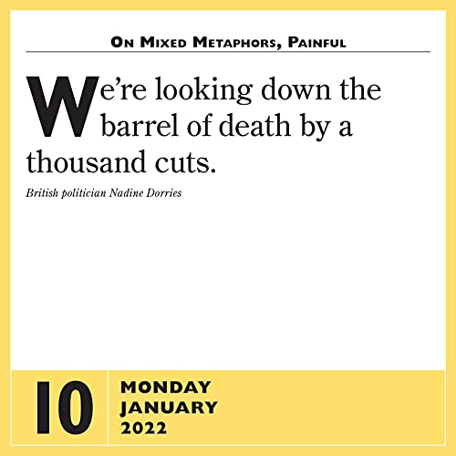 365 Stupidest Things Ever Said Page-A-Day Calendar 2022: A Daily Dose of Hilarious Moments Courtesy of Entertainers, Athletes, Business Leaders, and Politicians