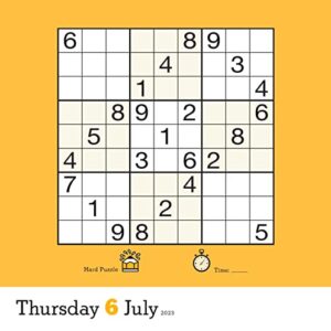 Original Sudoku Page-A-Day Calendar 2023: 365 Puzzles from the Editors at Nikoli