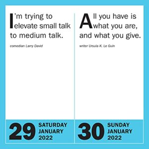 365 Smartest Things Ever Said! Page-A-Day Calendar 2022: An Inspiring Year of Positivity, Humor, Motivation, and Pure Brilliance.